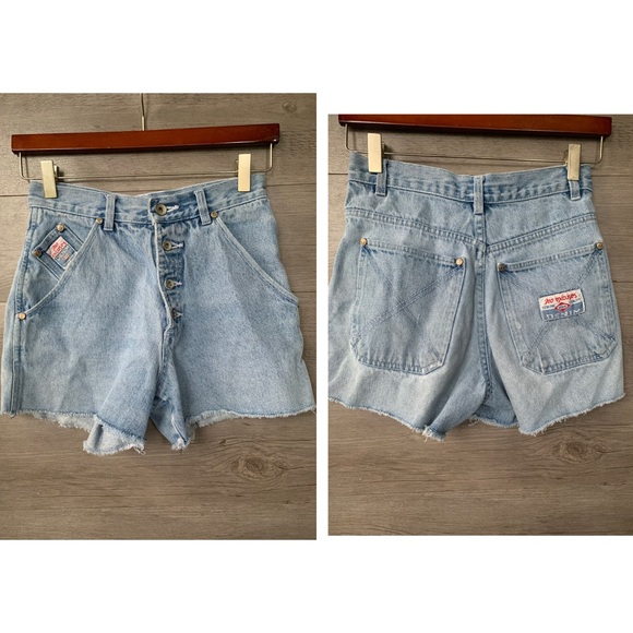 No Excuses | Shorts | Vintage Denim High Waisted Button Fly Shorts ...